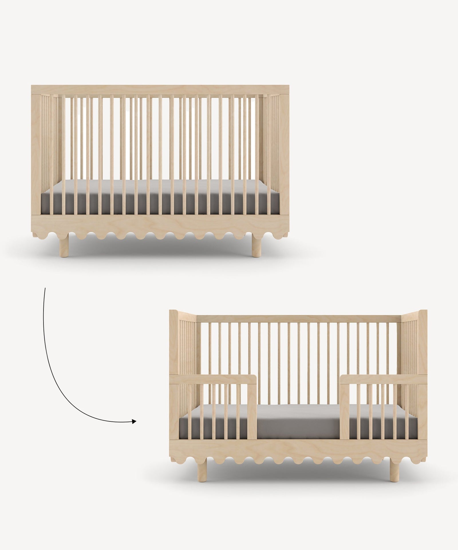 Premium Cribs and Crib Conversion Kits | Oeuf